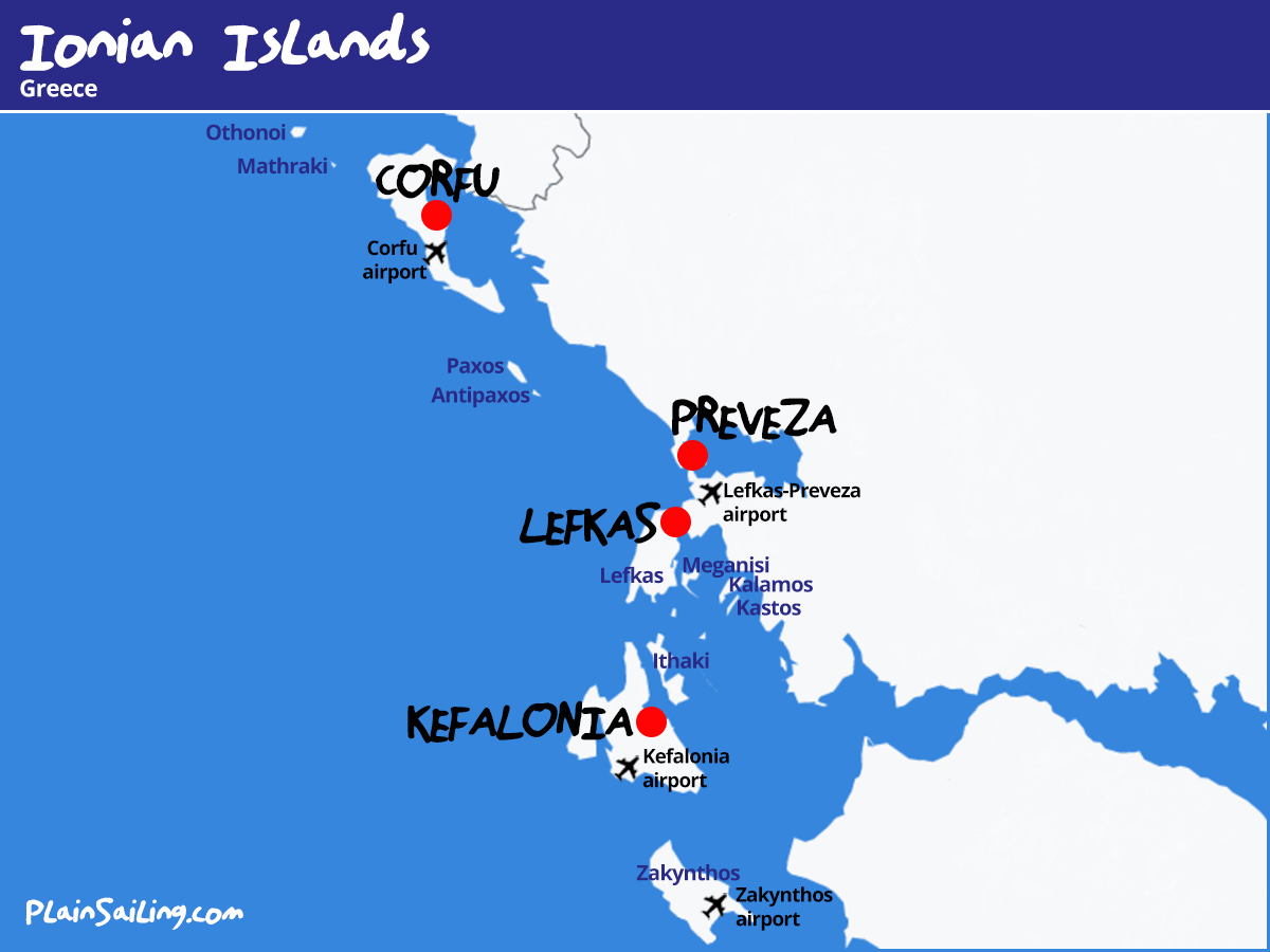Ionian Islands - Yacht and Catamaran Charter