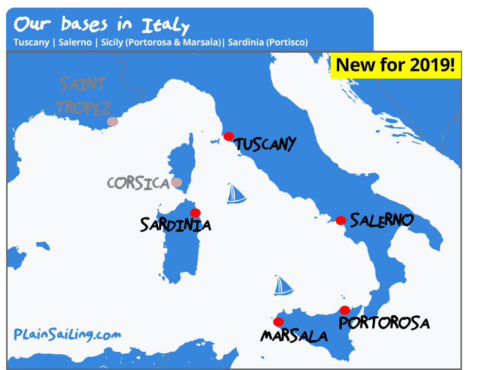 Italy Yacht Charter / Catamaran Charter in Italy - PlainSailing.com